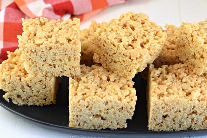 Banana Rice Krispie Treats Recipe - Shugary Sweets
