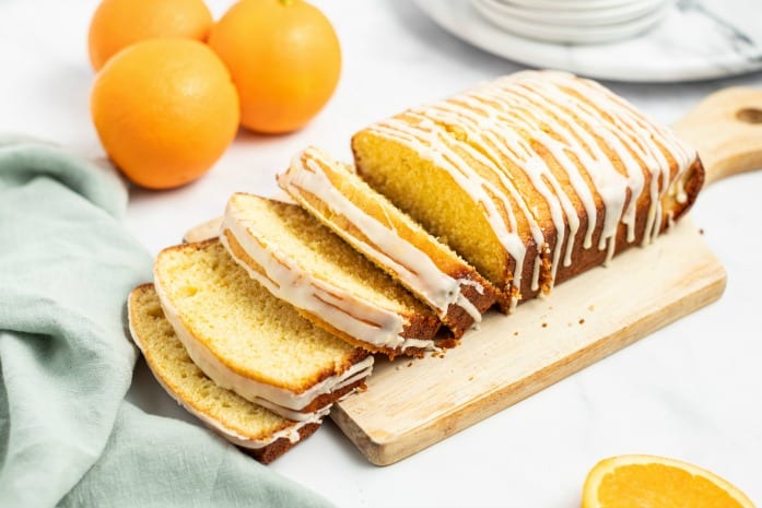 Orange Bread Recipe with Orange Glaze - Shugary Sweets