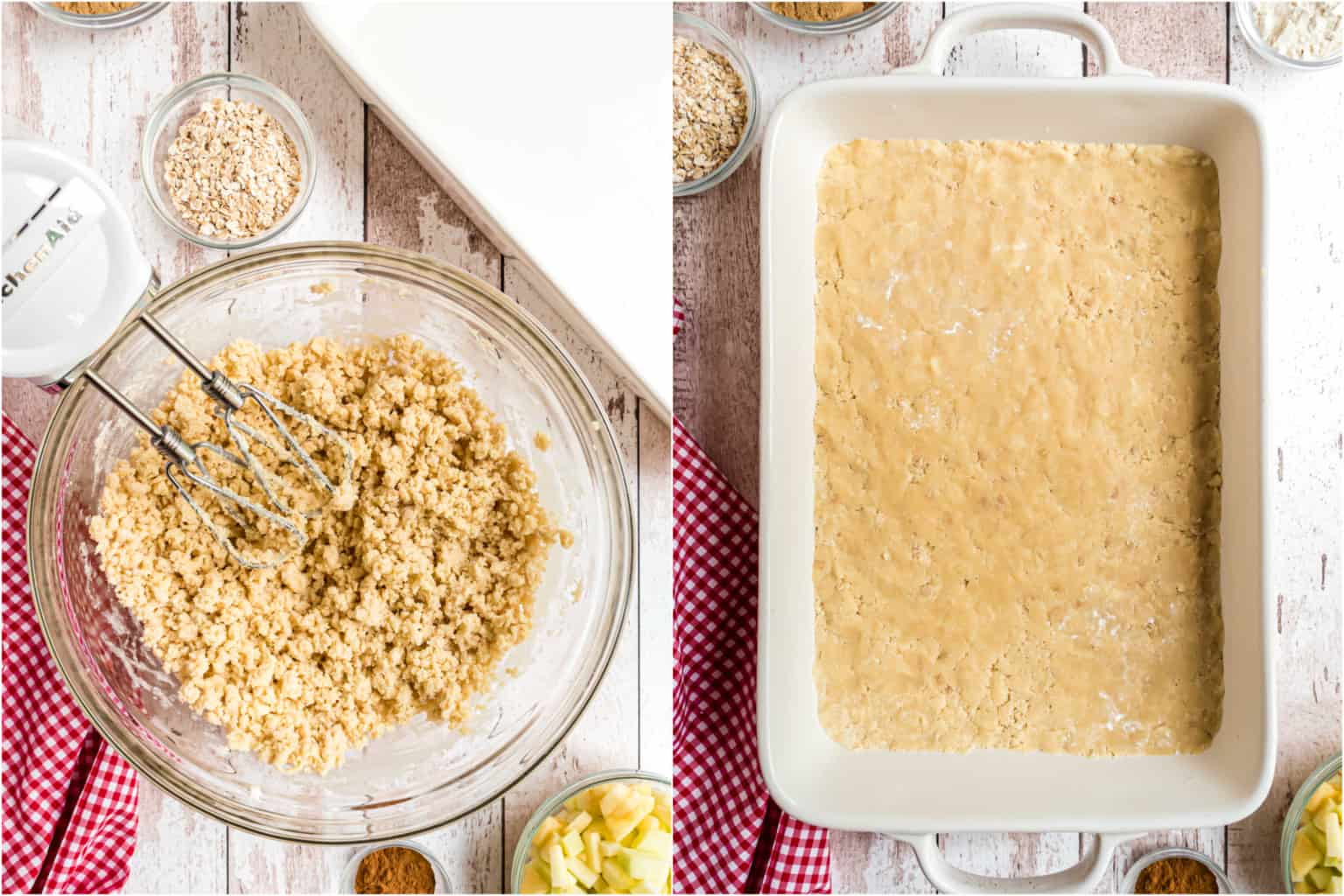 Apple Shortbread Bars Recipe - Shugary Sweets