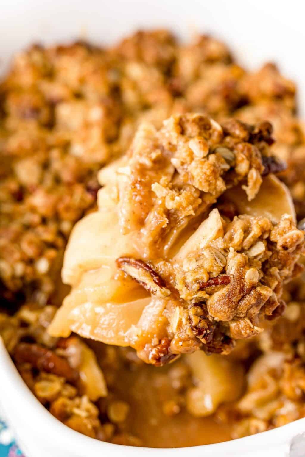 Easy Apple Crisp Recipe - Shugary Sweets