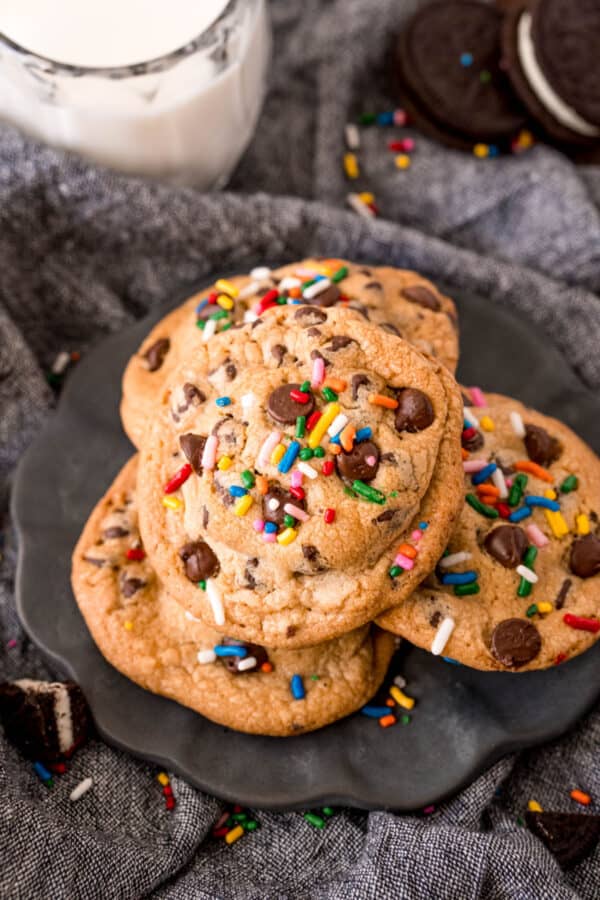 Oreo Stuffed Cookies Recipe - Shugary Sweets