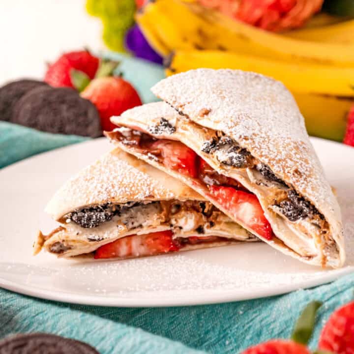 TikTok Tortilla Dessert Wrap Hack - Shugary Sweets