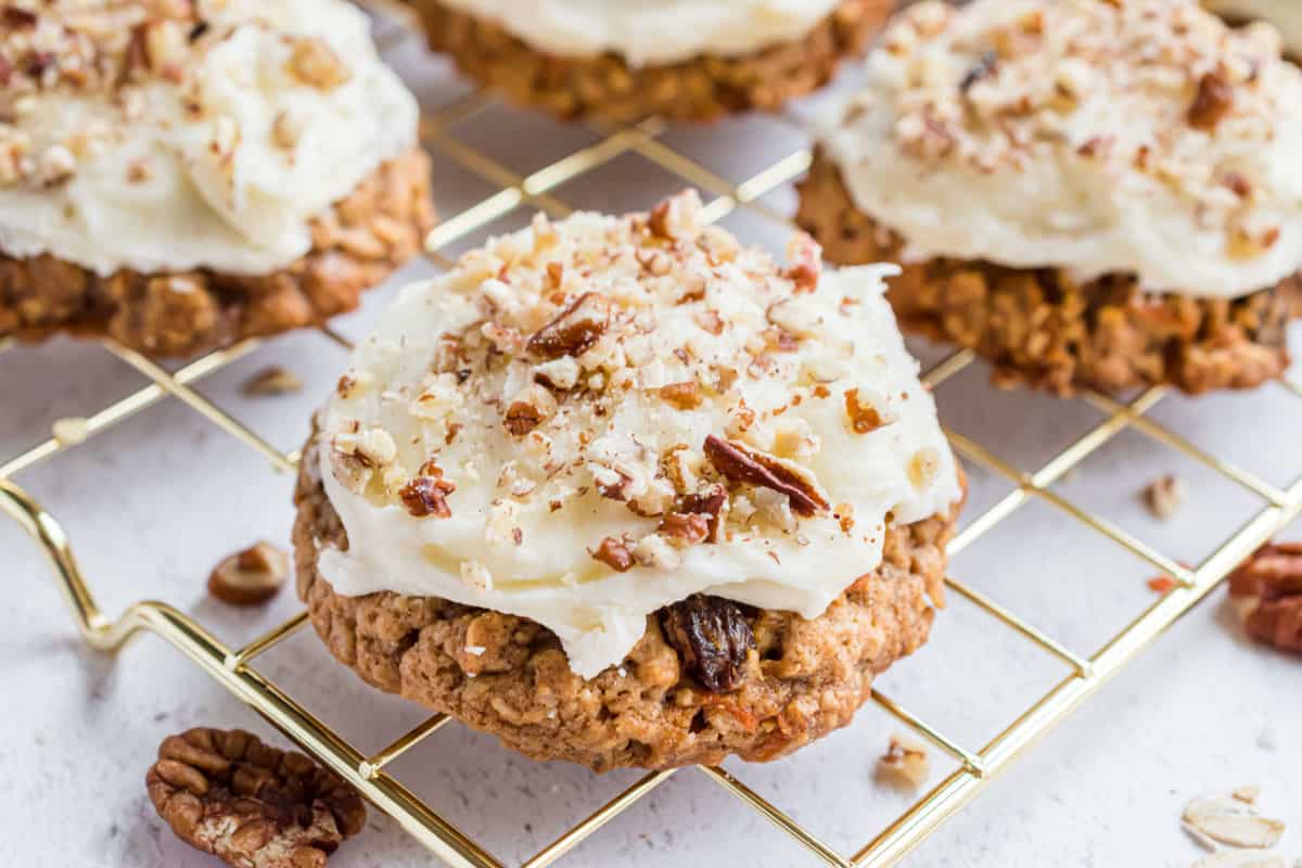 Carrot Cake Cookies Recipe - Shugary Sweets