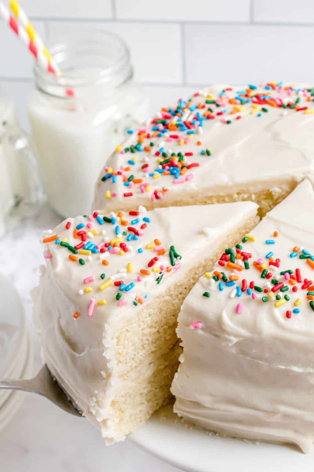 Vanilla Cake Recipe - Shugary Sweets