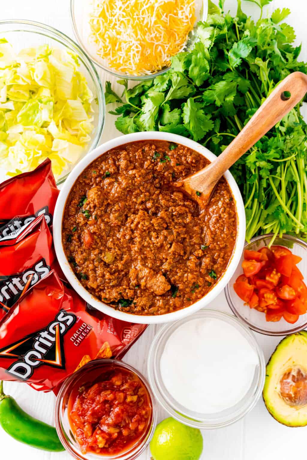 Easy Walking Tacos Recipe - Shugary Sweets