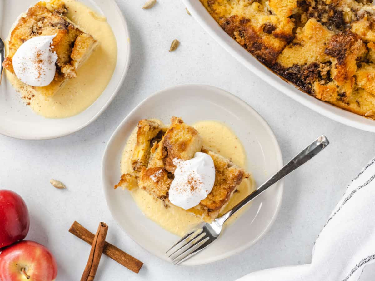 Apple Bread Pudding Recipe - Shugary Sweets
