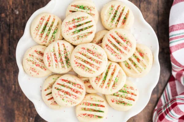 Whipped Shortbread Cookies (Easy Christmas Recipe)