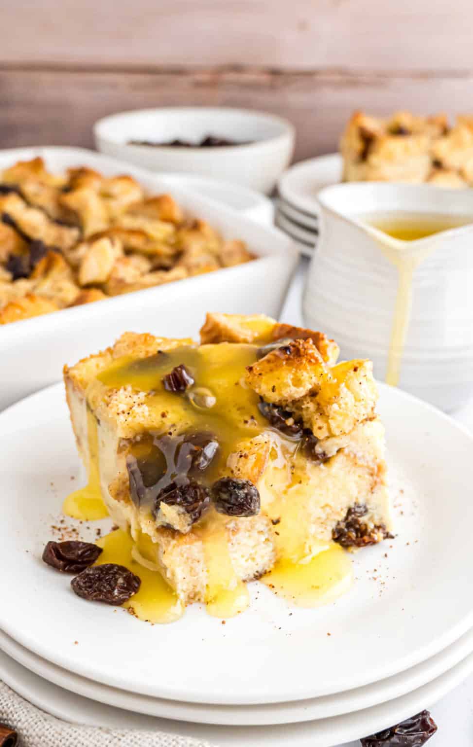 Bread Pudding Recipe with Lemon Sauce