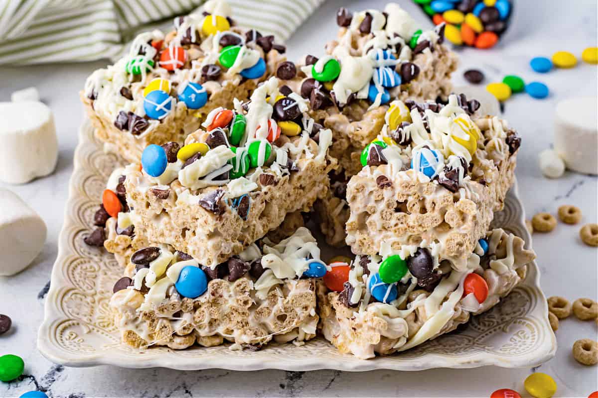 Cheerio Bars Recipe - Shugary Sweets