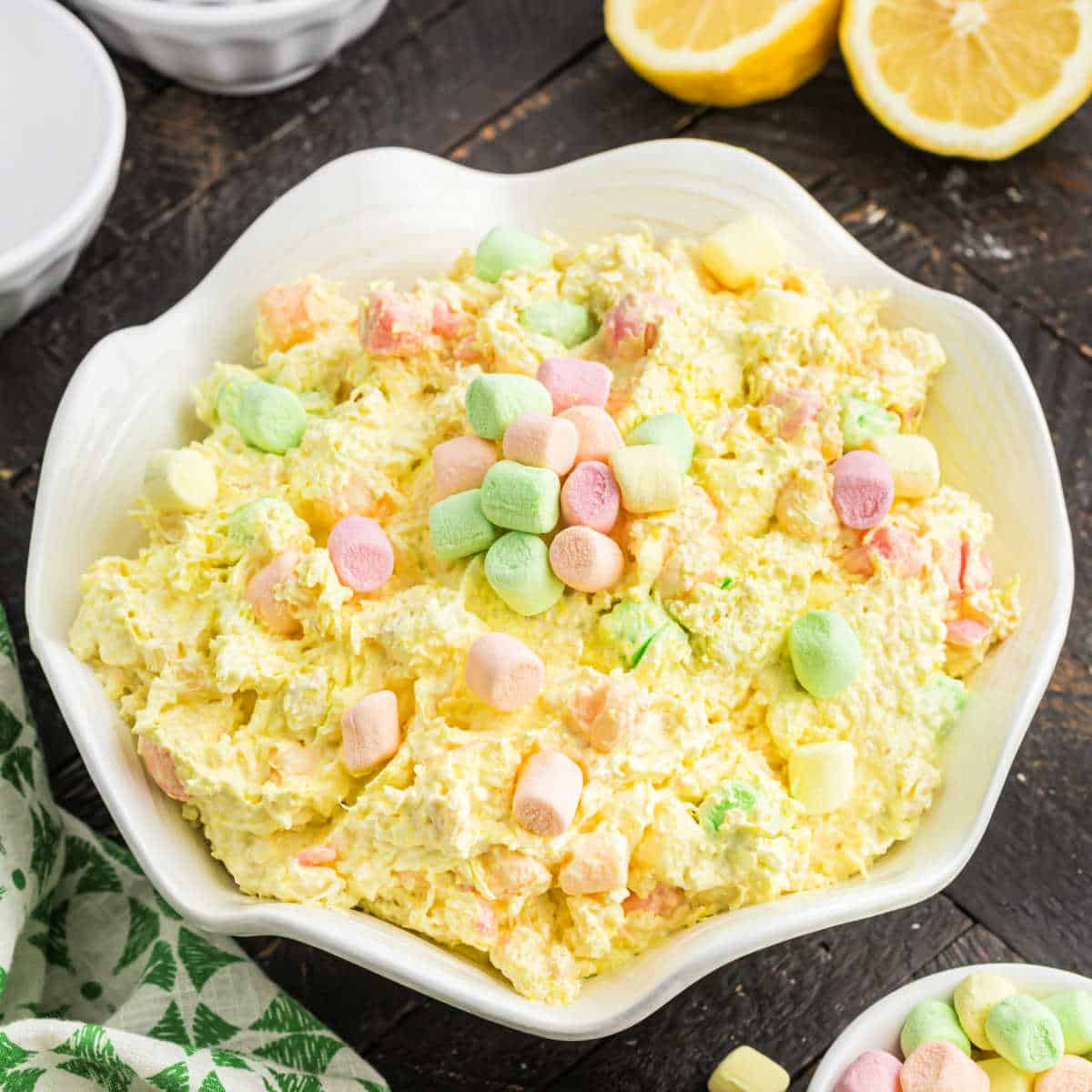 Lemon Jello Salad Recipe - Shugary Sweets