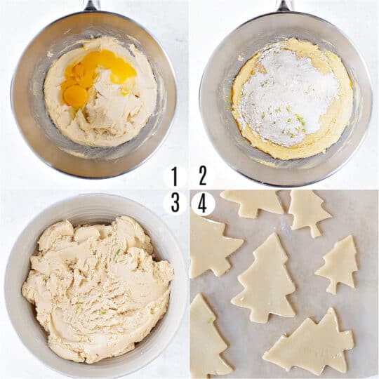 Christmas Tree Sugar Cookies - Shugary Sweets