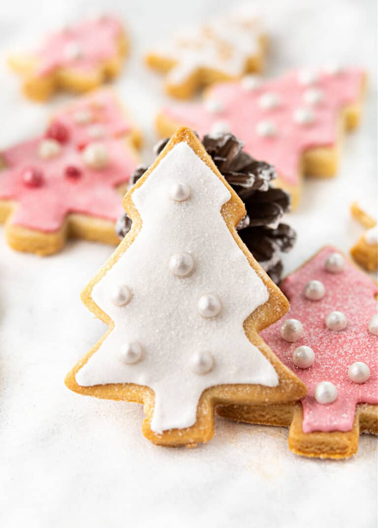 Christmas Tree Sugar Cookies - Shugary Sweets