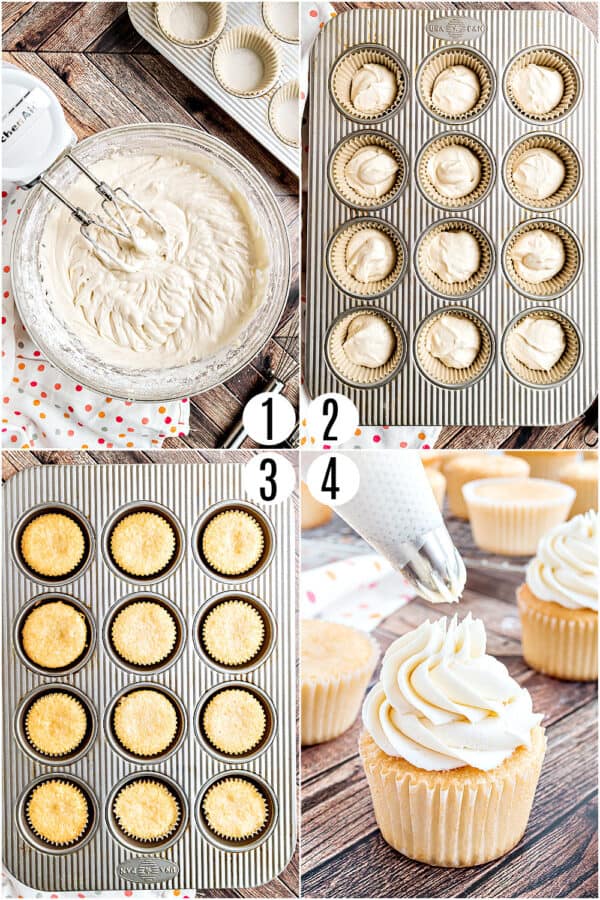 White Cupcake Recipe - Shugary Sweets