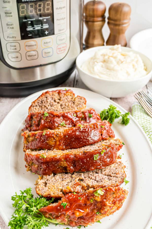 Instant Pot Meatloaf Recipe - Shugary Sweets
