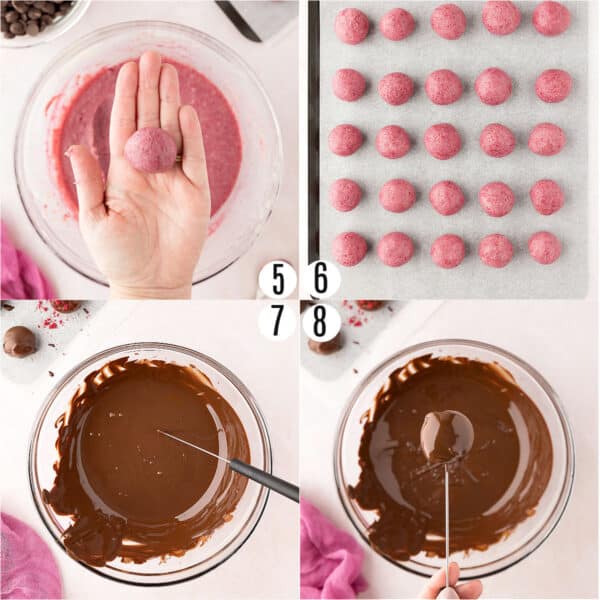 Raspberry Truffles Recipe - Shugary Sweets