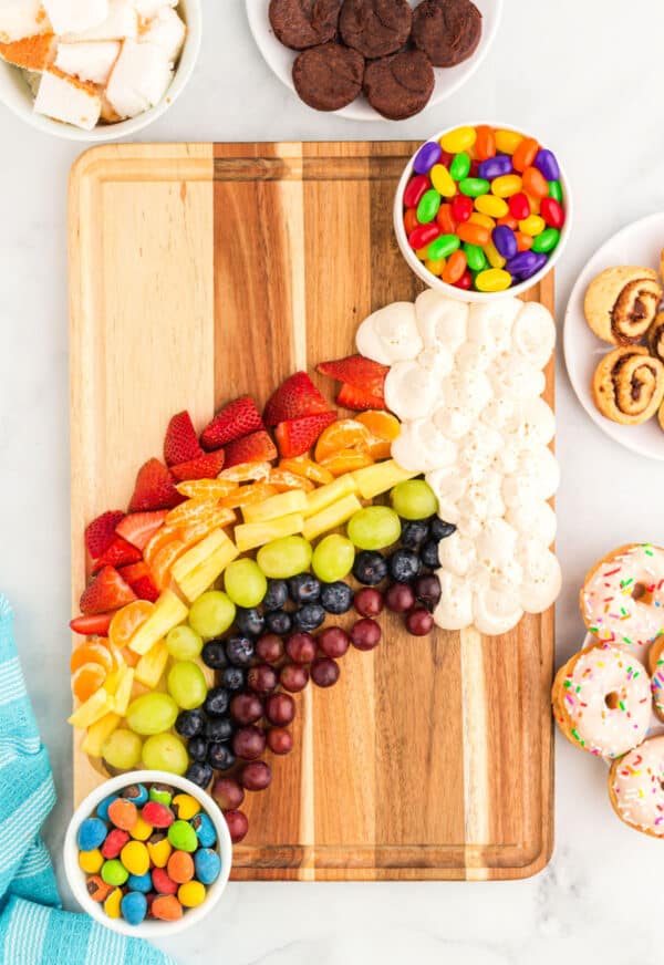 Rainbow Buttercream Board - Shugary Sweets