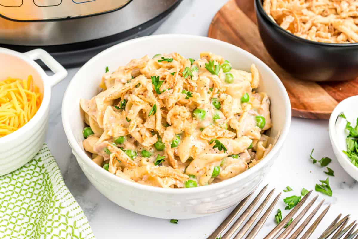 Instant Pot Tuna Casserole Recipe - Shugary Sweets