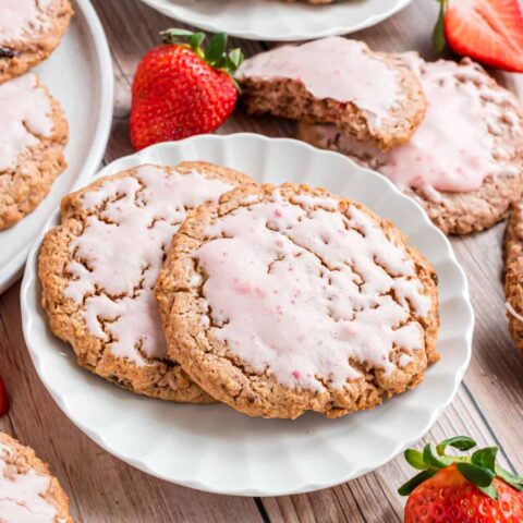 Strawberry Cookies Recipe - Shugary Sweets