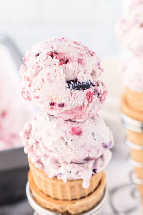 Berry Ice Cream Recipe - Shugary Sweets