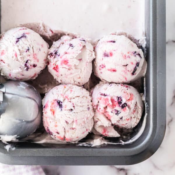 Berry Ice Cream Recipe - Shugary Sweets