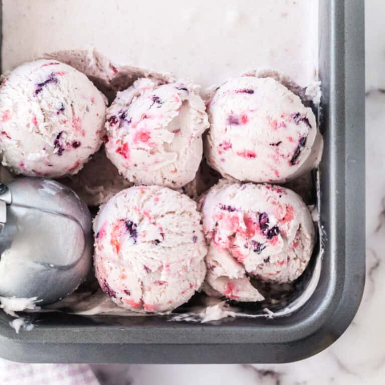 Berry Ice Cream Recipe - Shugary Sweets