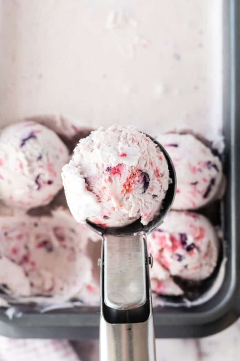 Berry Ice Cream Recipe - Shugary Sweets