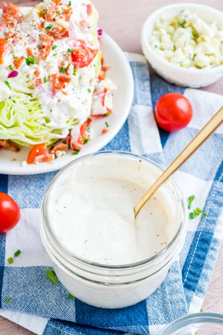 Blue Cheese Dressing Recipe - Shugary Sweets