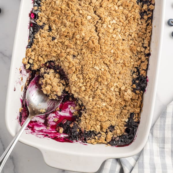 Blueberry Crisp Recipe - Shugary Sweets