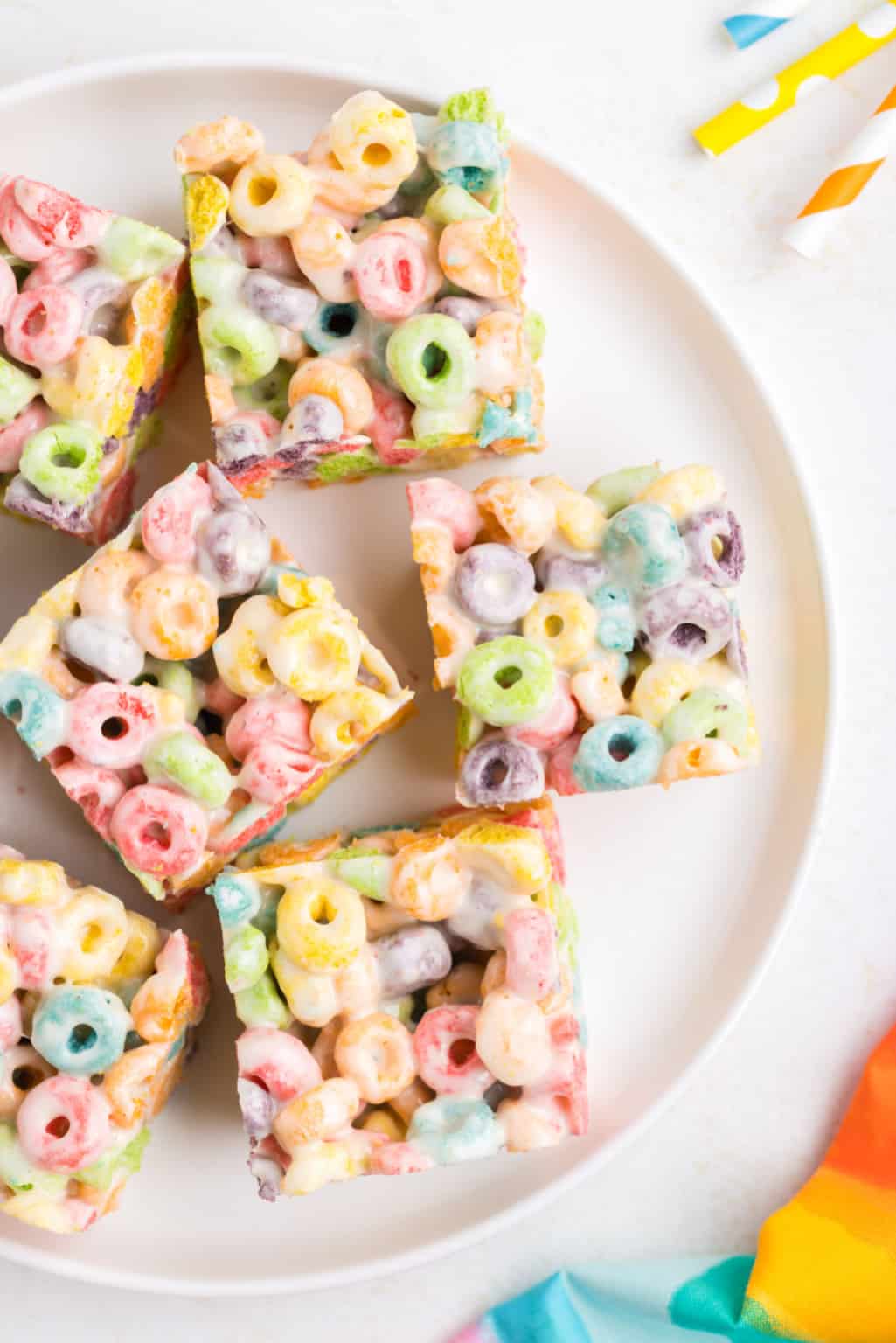 Froot Loop Treats Recipe - Shugary Sweets