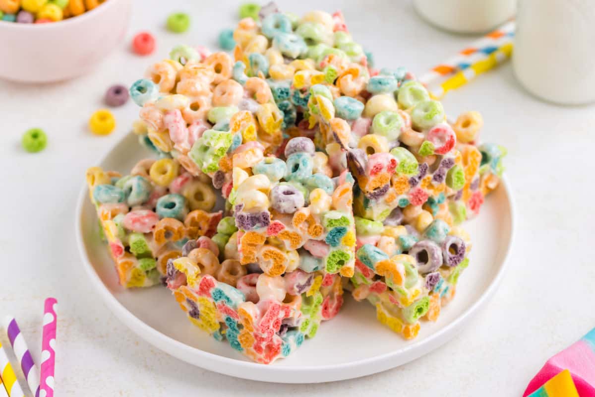 Froot Loop Treats Recipe - Shugary Sweets