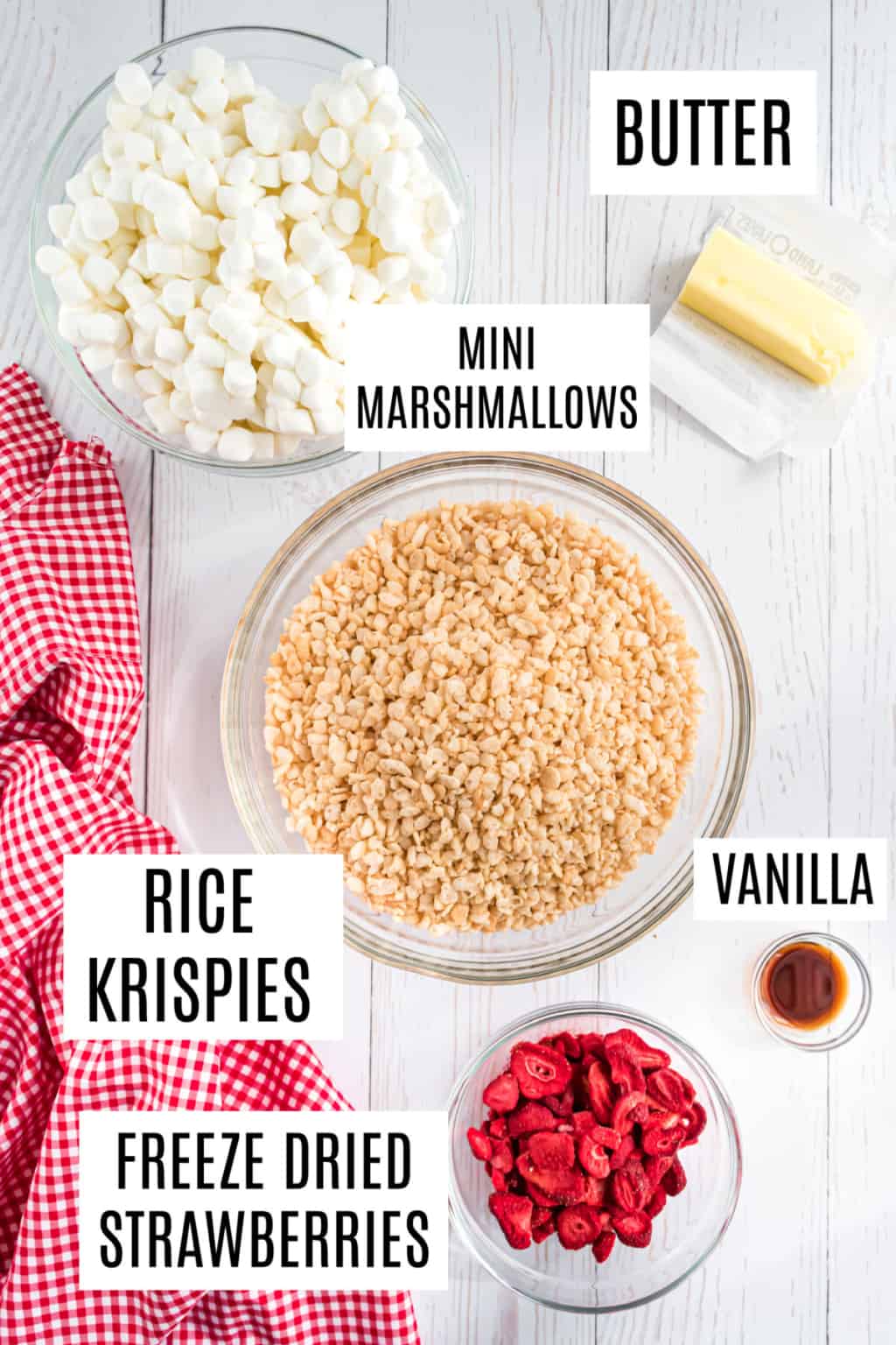 Strawberry Rice Krispie Treats Recipe - Shugary Sweets