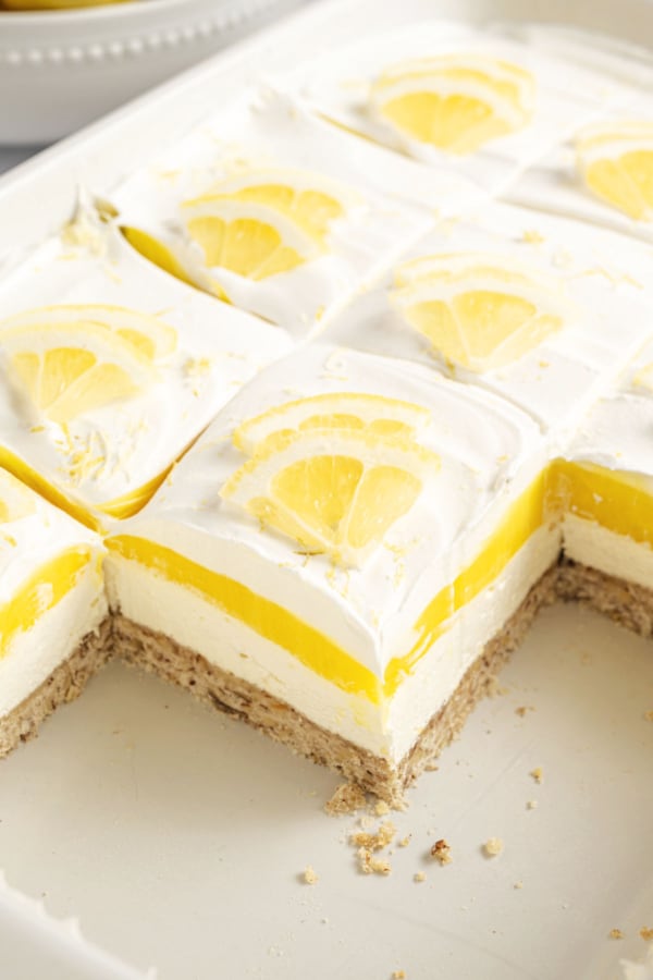 Lemon Lush Recipe - Shugary Sweets