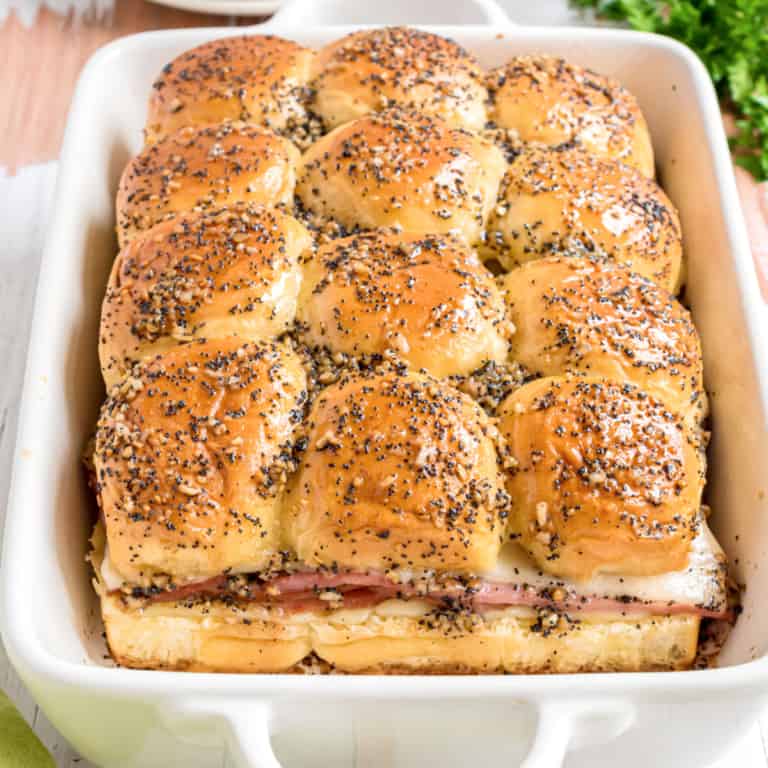 Ham and Cheese Sliders Recipe - Shugary Sweets