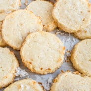 Coconut Shortbread Cookies Recipe - Shugary Sweets