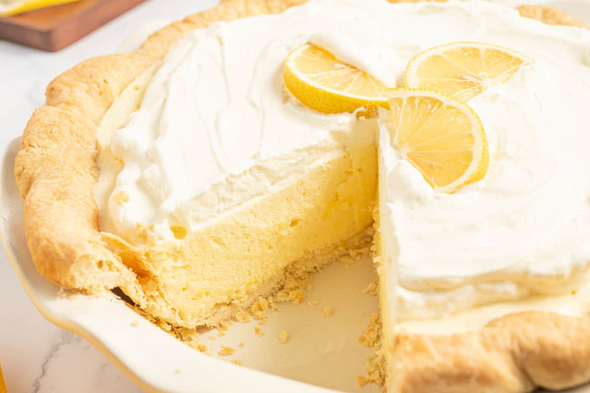 Lemon Chiffon Pie Recipe - Shugary Sweets