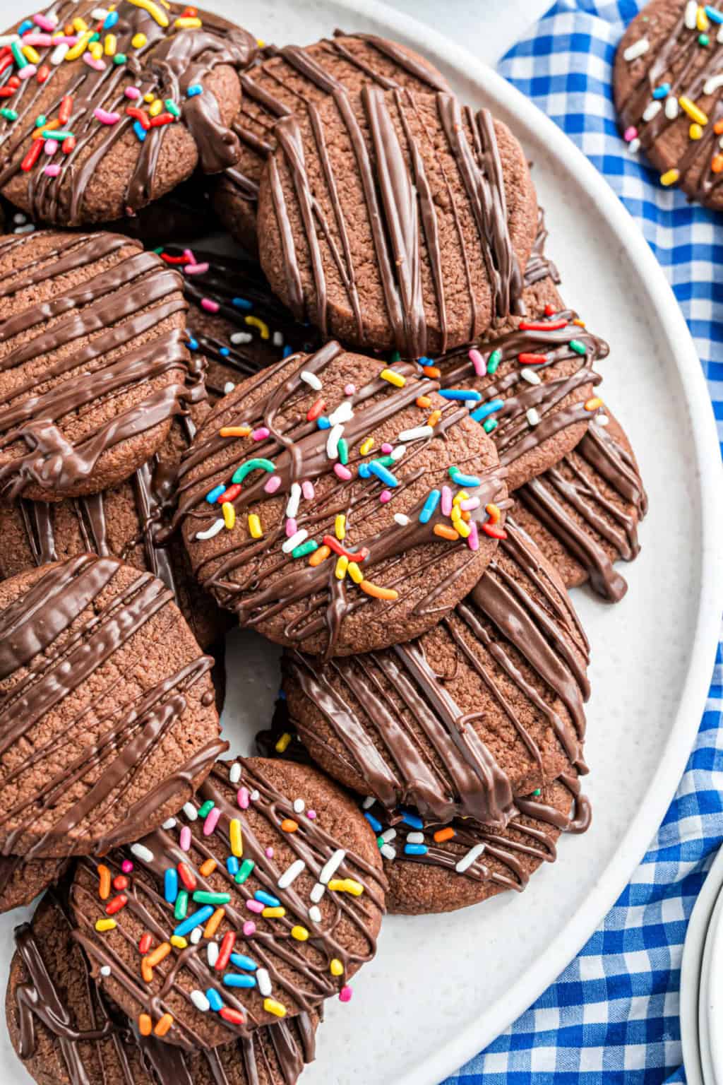 Easy Chocolate Shortbread Cookies Recipe