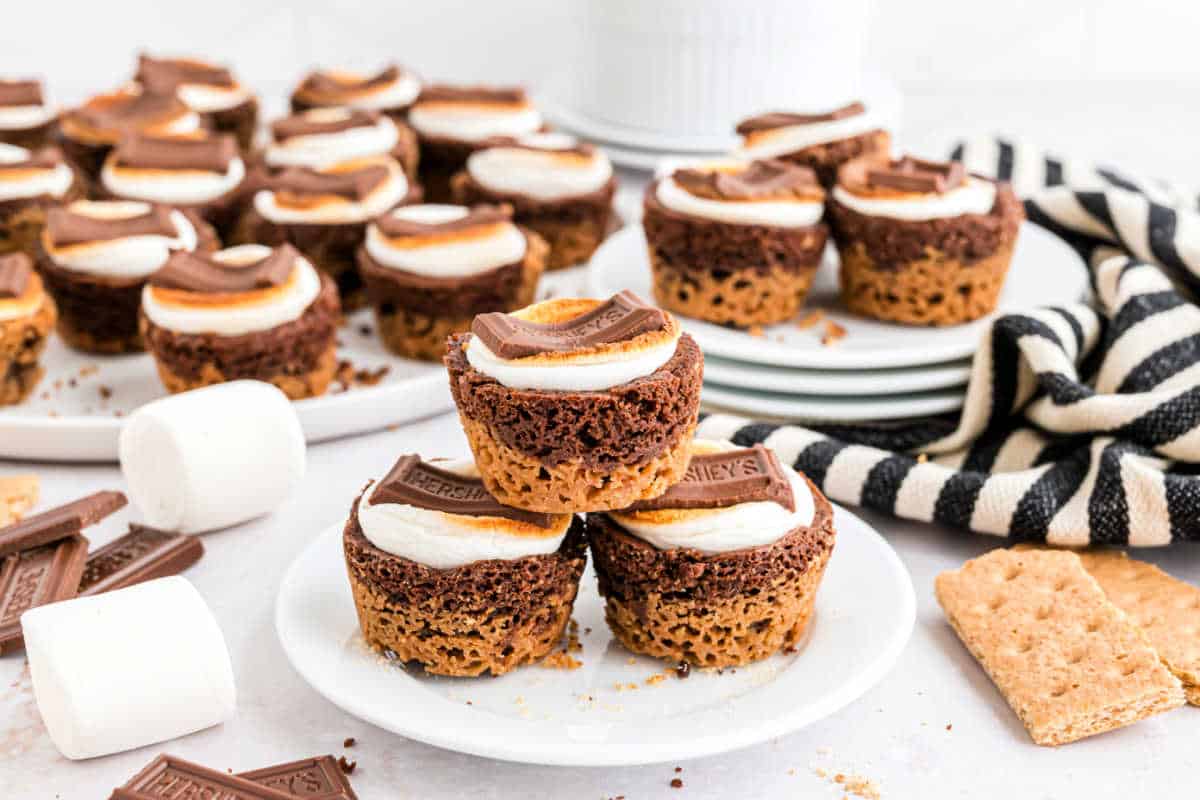 S'mores Brownies - Shugary Sweets