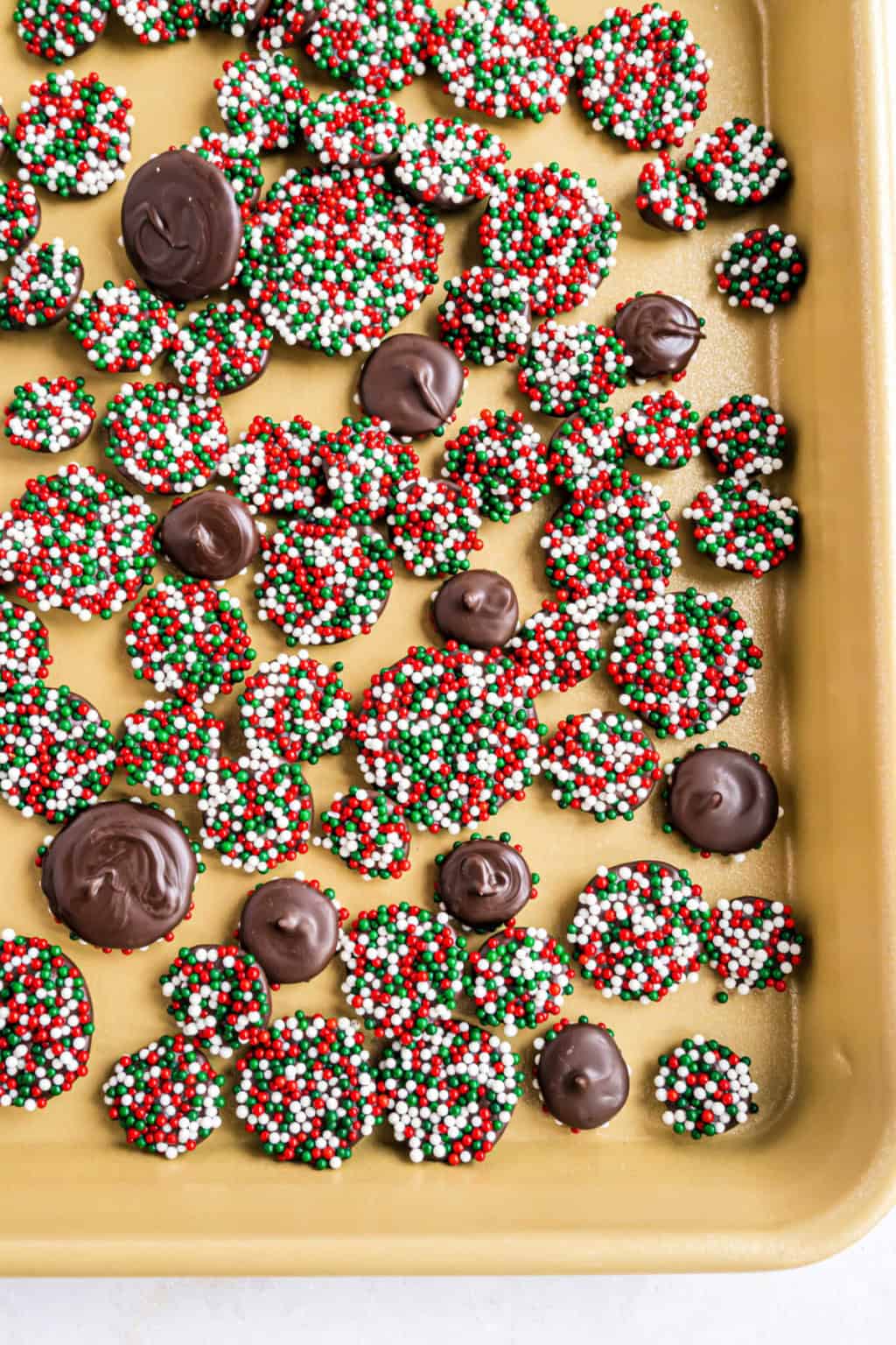 Homemade Chocolate Nonpareils Candy