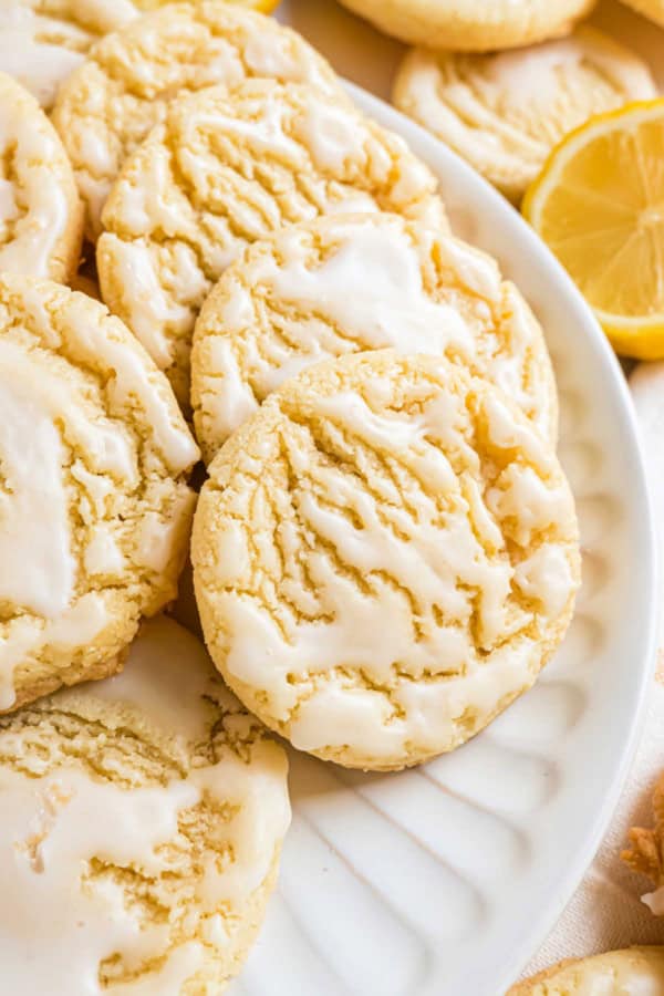 Chewy Lemon Drop Sugar Cookies
