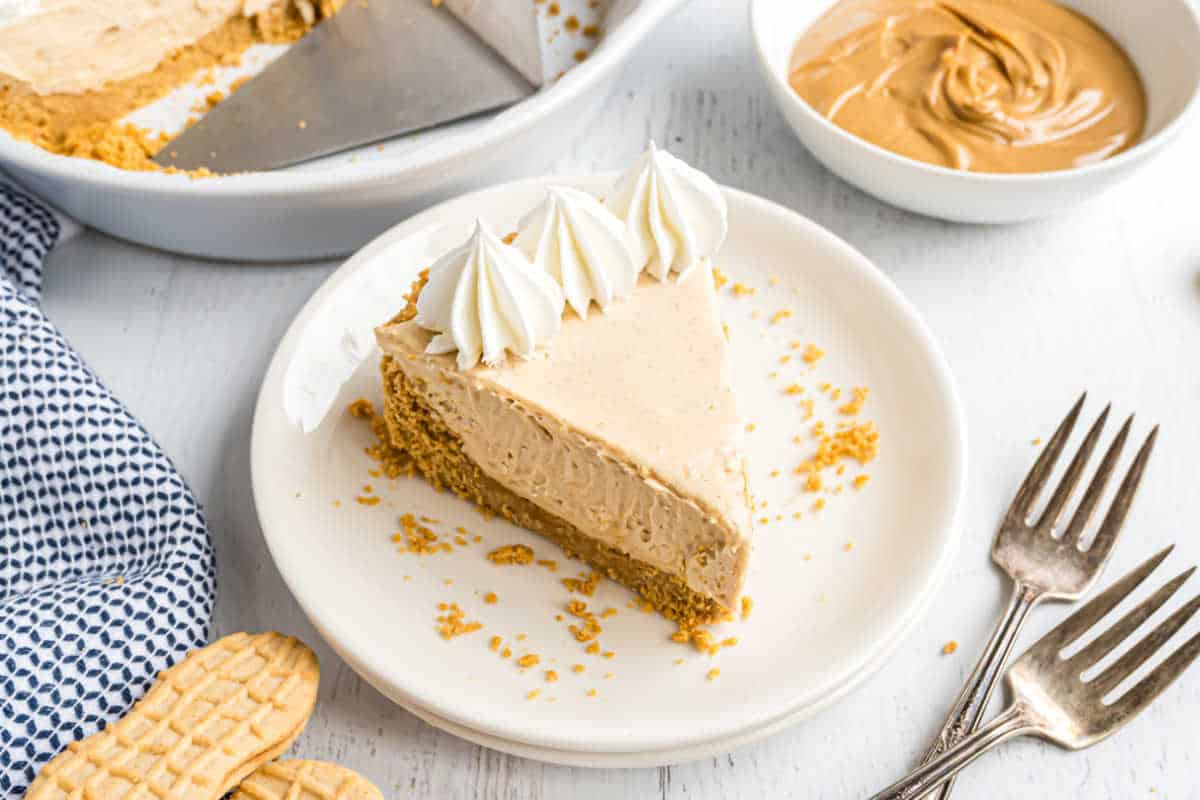 No Bake Peanut Butter Pie