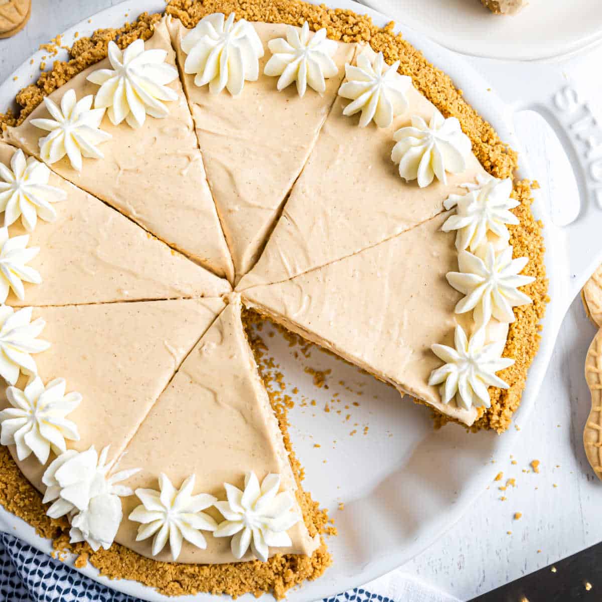 No Bake Peanut Butter Pie