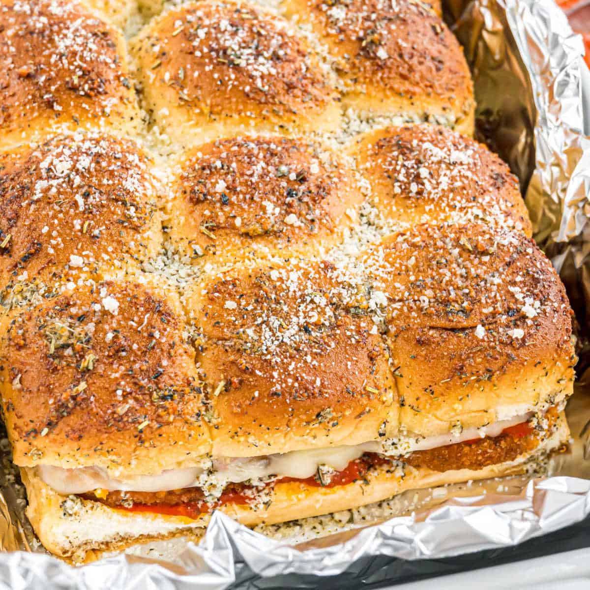 Chicken Parmesan Sliders Recipe